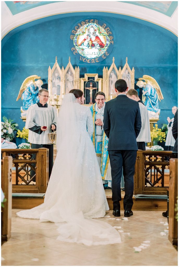 Traditional Latin Mass Wedding at the Shrine Chapel of the Blessed ...