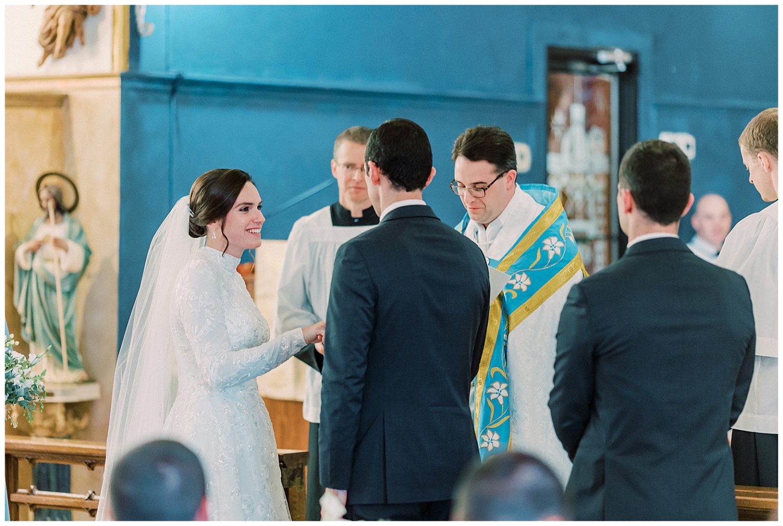 Traditional Latin Mass Wedding at the Shrine Chapel of the Blessed ...