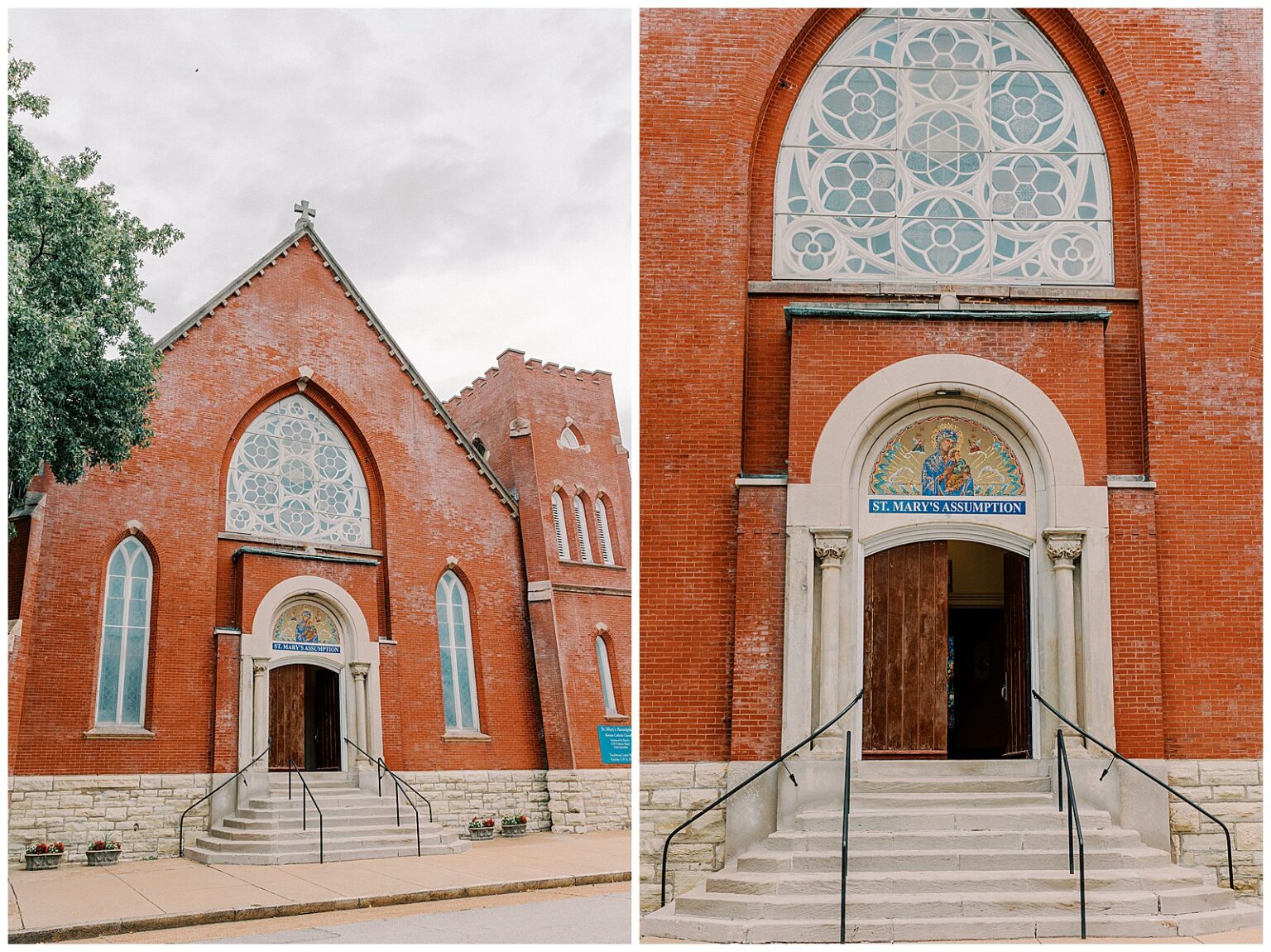 Traditional Latin Mass Wedding at St. Mary's Assumption Church in St ...