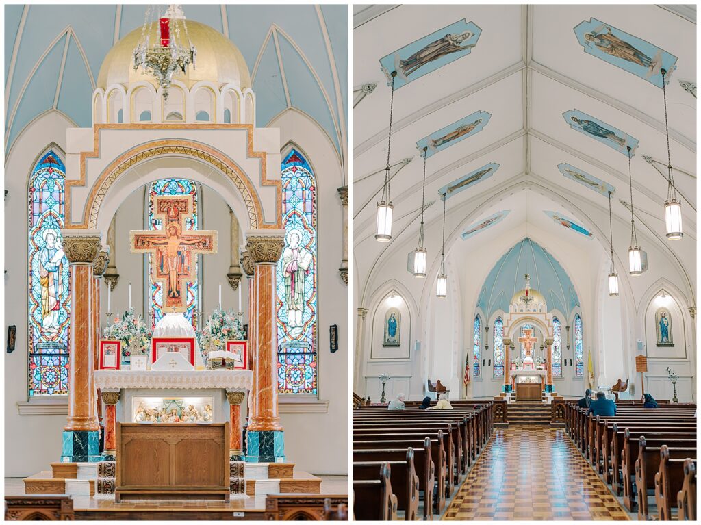 Traditional Latin Mass Wedding at St. Mary's Assumption Church in St ...