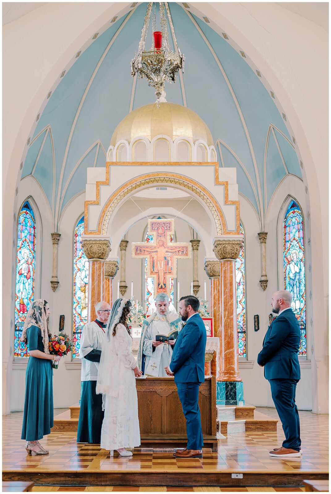 Traditional Latin Mass Wedding at St. Mary's Assumption Church in St ...