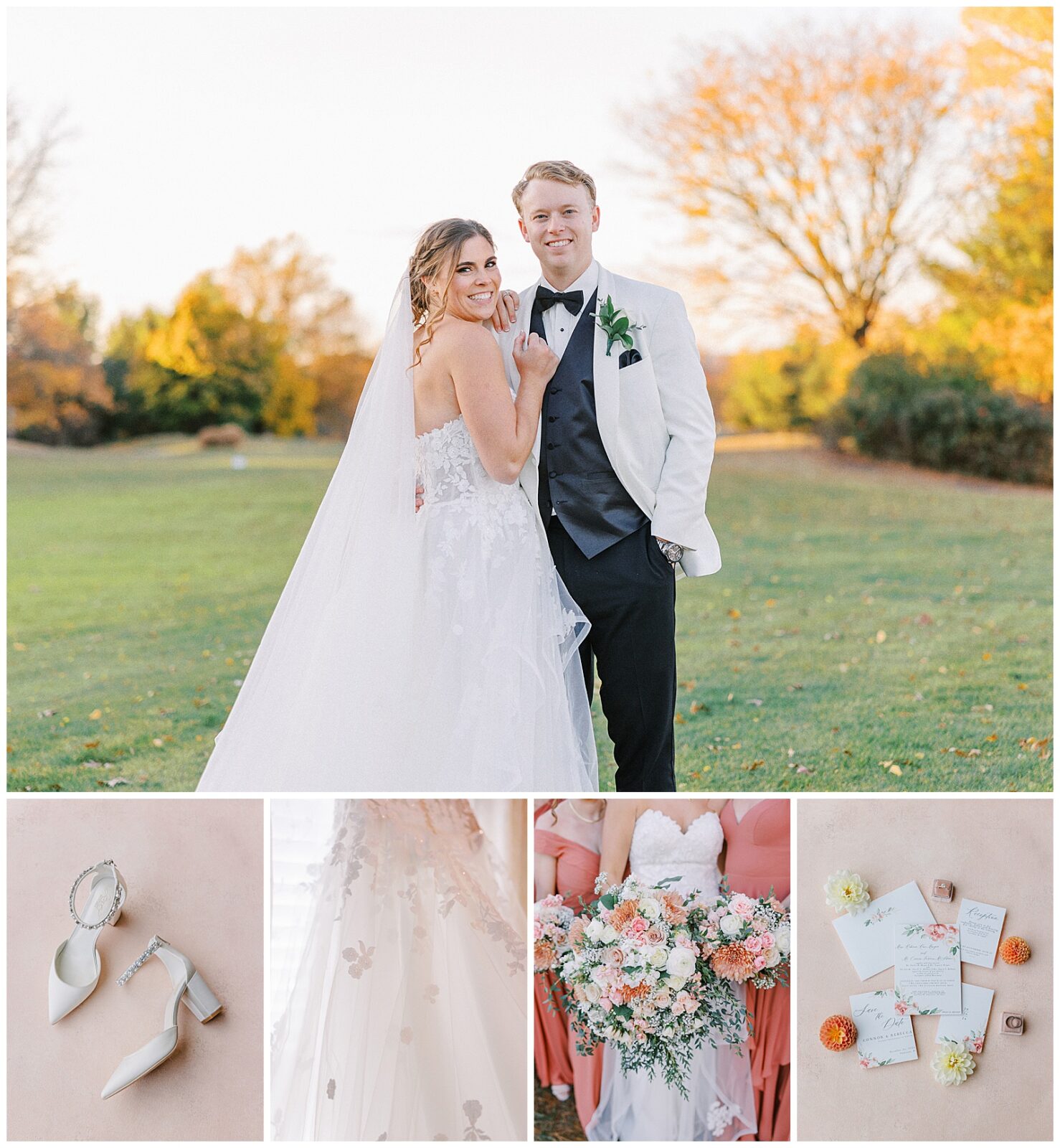 Fall Wedding at the National Shrine of Our Lady of Czestochowa | Becky + Connor ...