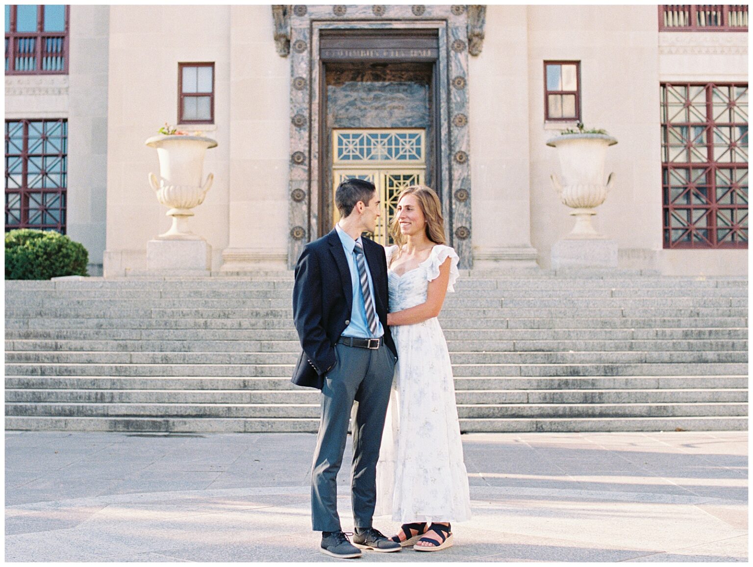 Downtown Columbus Engagement Session | Maria + Ansel ...